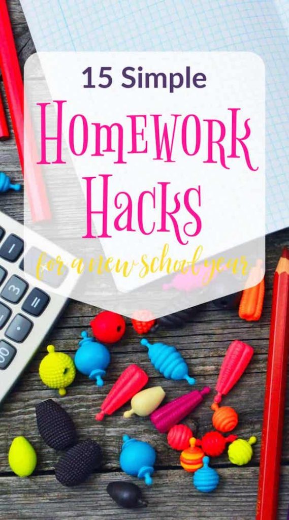 15 Homework Hacks to Help You All School Year - Creating My Happiness