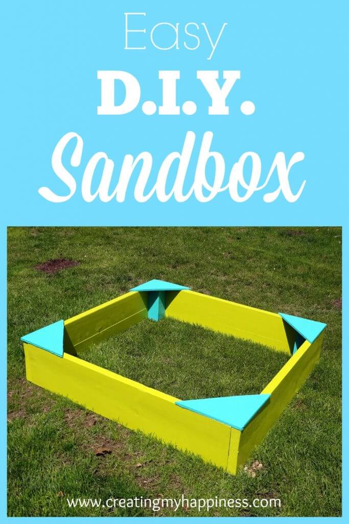 Easy DIY Sandbox