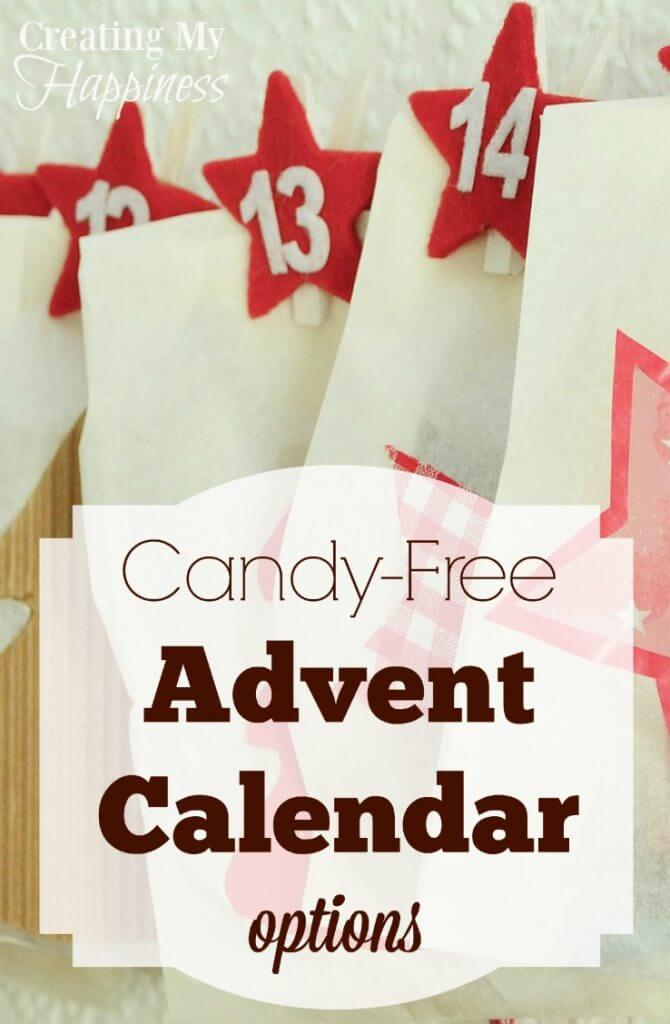 Candy-Free Advent Calendar Options