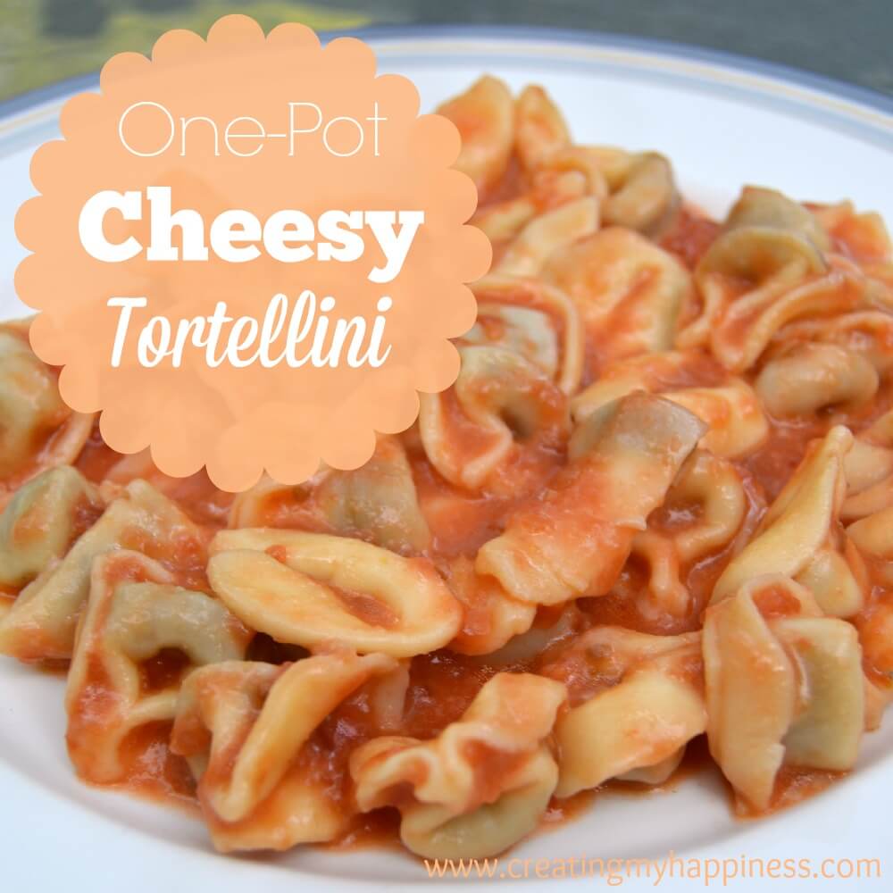One Pot Cheesy Tortellini