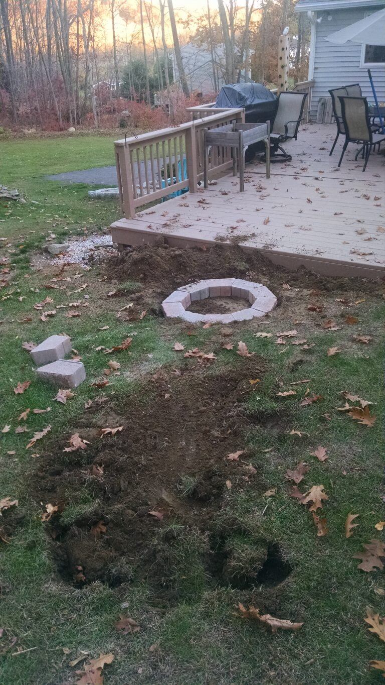 How Not to Build a Fire Pit
