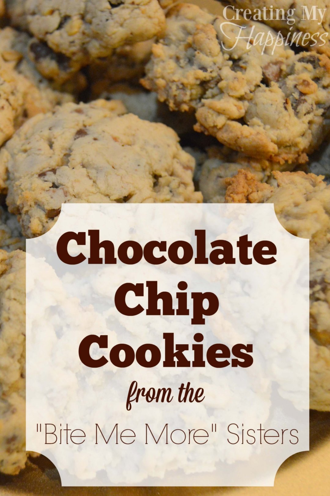 Chocolate Chip Cookies from the Bite Me More Sisters