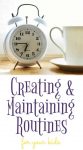 The Importance of Creating and Maintaining Routines for Your Kids